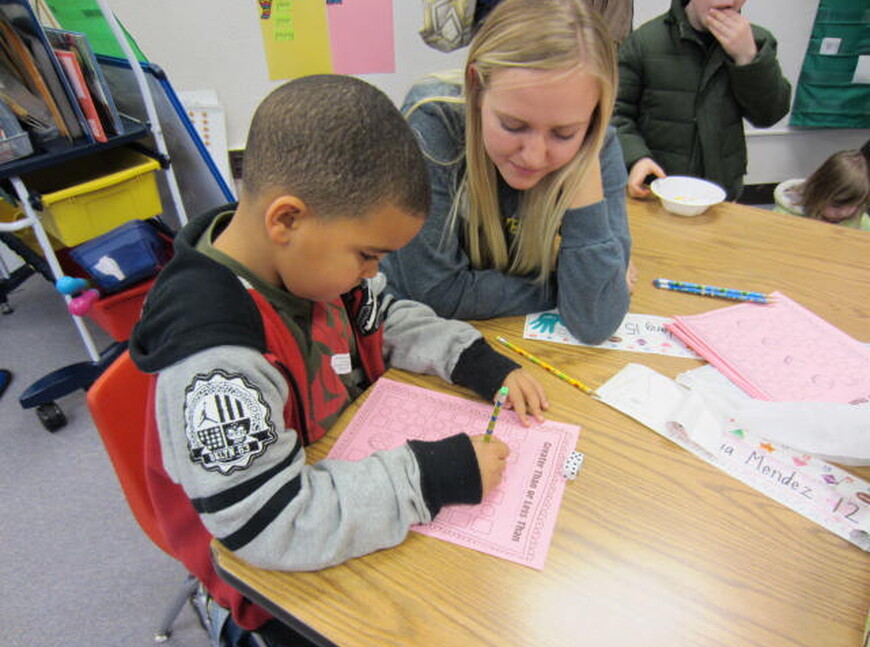 NWU Students, Elementary Students Learn From Each Other at Math Night ...